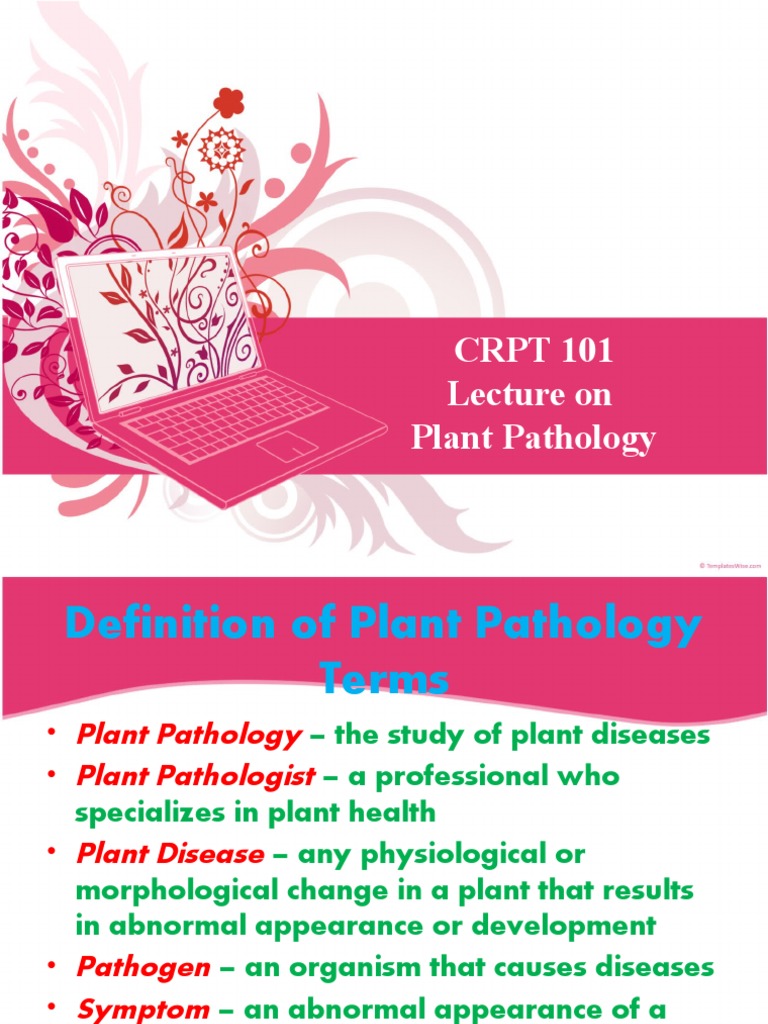 Plant Pathology 1 | PDF
