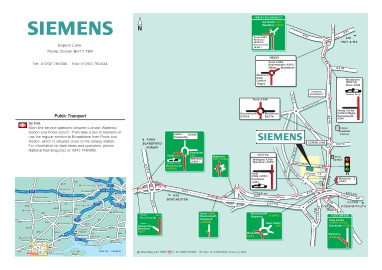 Poole Town Centre Map and Directions | PDF