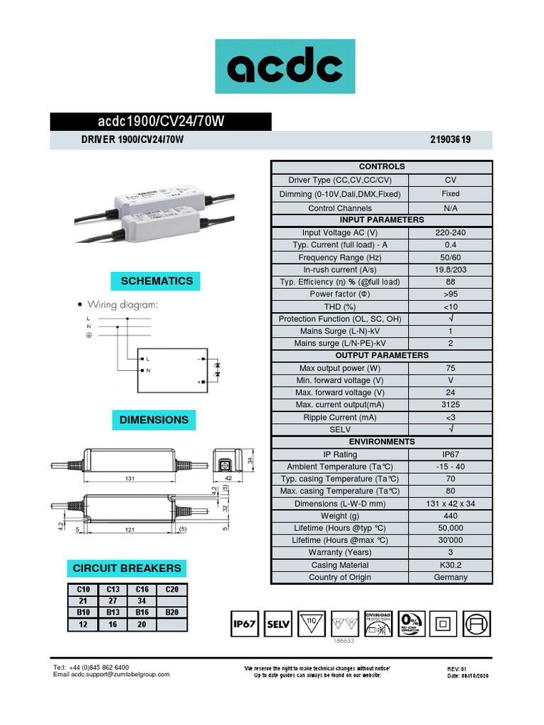Driver Datasheet | PDF