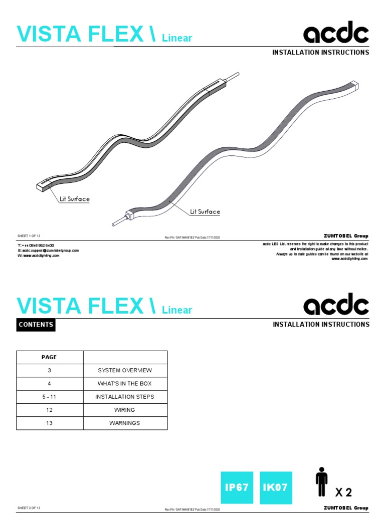 Acdc Vista Flex Installation | PDF | Extrusion | Industrial Processes