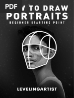 How To Draw A Face - Loomis Method | PDF | Face | Forehead