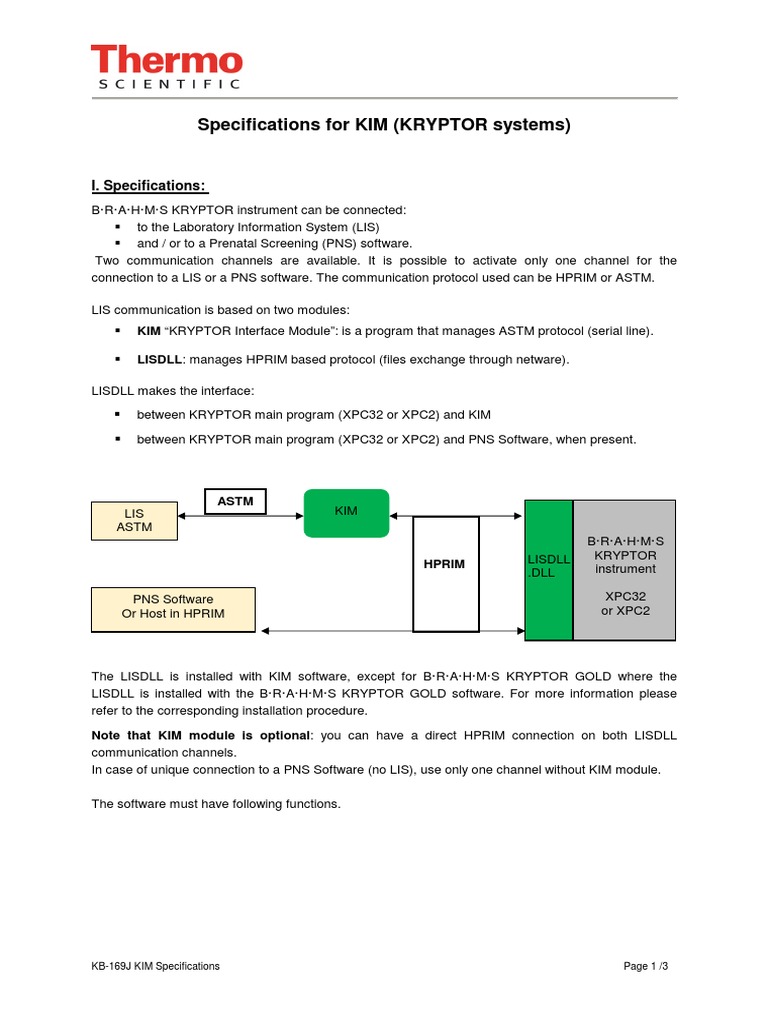 KB-169J KIM Specifications | PDF | Computer Networking | Computer Engineering