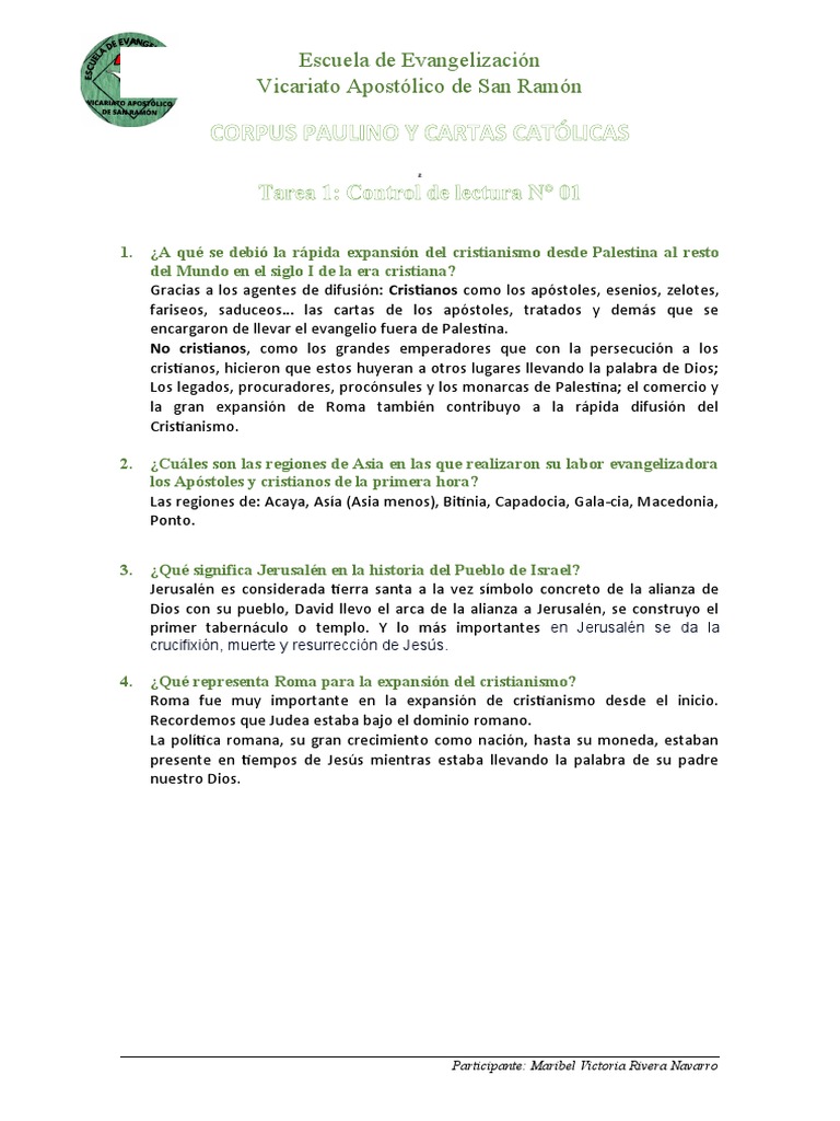 Tarea 1 - Control de Lectura N 01 | PDF