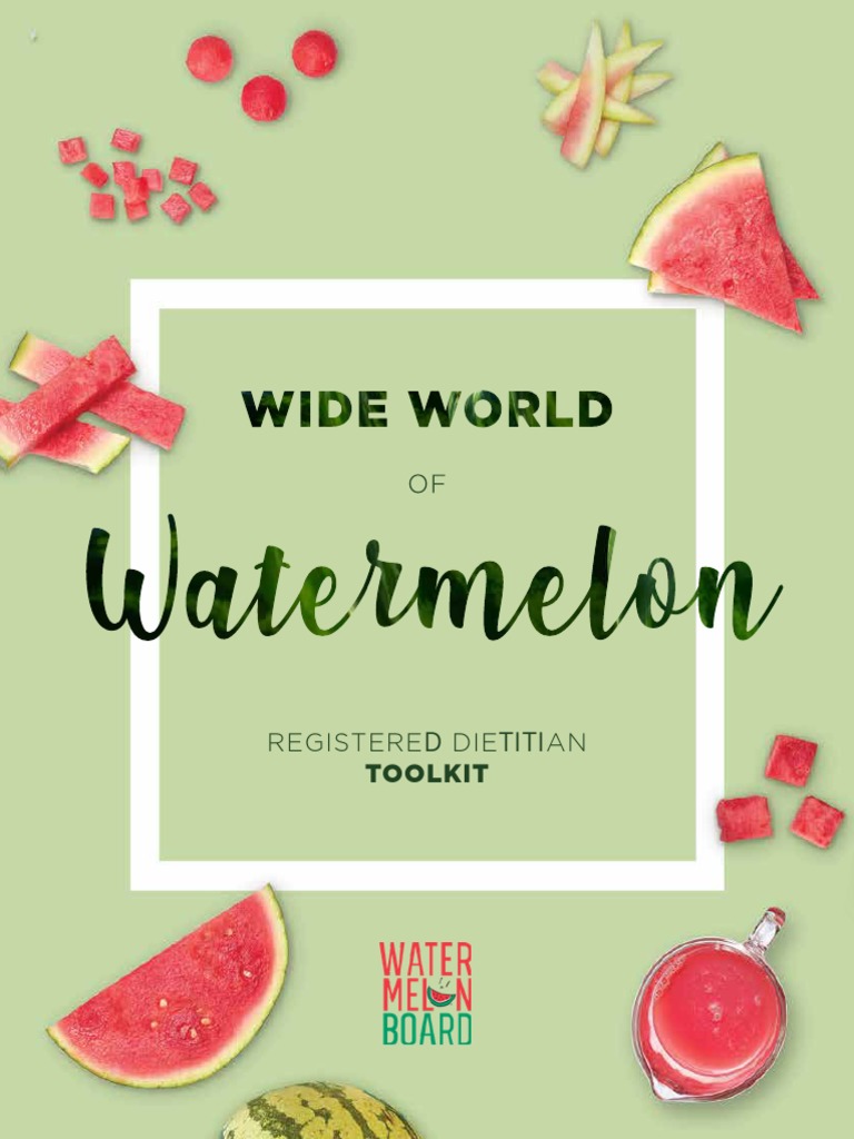 Watermelon RD Toolkit | PDF | Watermelon | Dietary Supplements