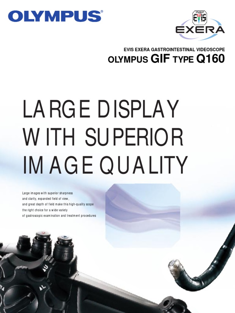 Olympus GIF-Q160 Brochure | PDF | Optics | Imaging