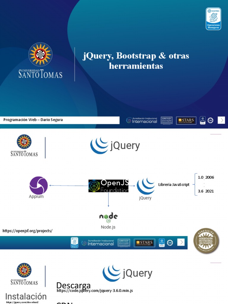 Capitulo 4 Jquerry Bootstrap | PDF | J Query | Bootstrap (marco frontal)