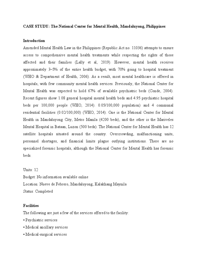 Case Study 1 | PDF | Mental Health | Psychiatry