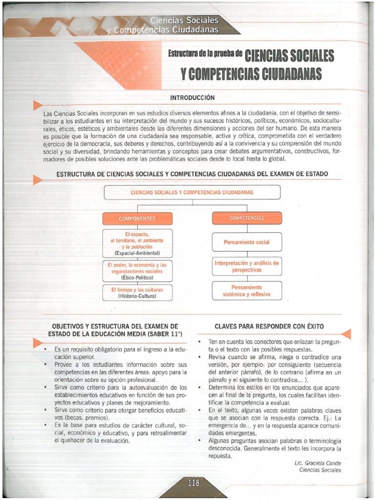 CIENCIAS SOCIALES Icfes 1 | PDF