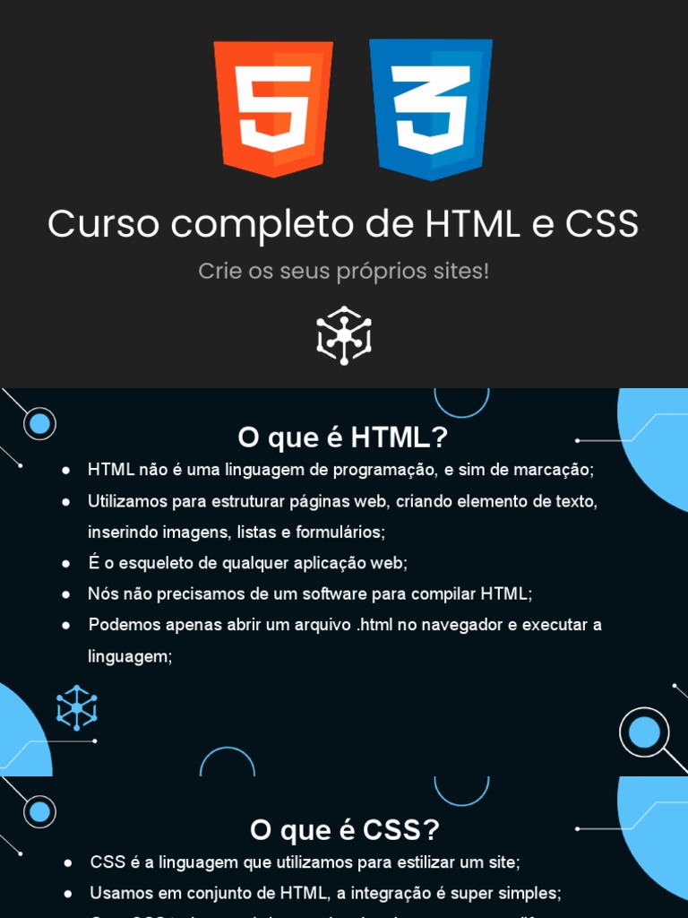 Curso Completo HTML e CSS | PDF | Html | Modelo de cores RGB