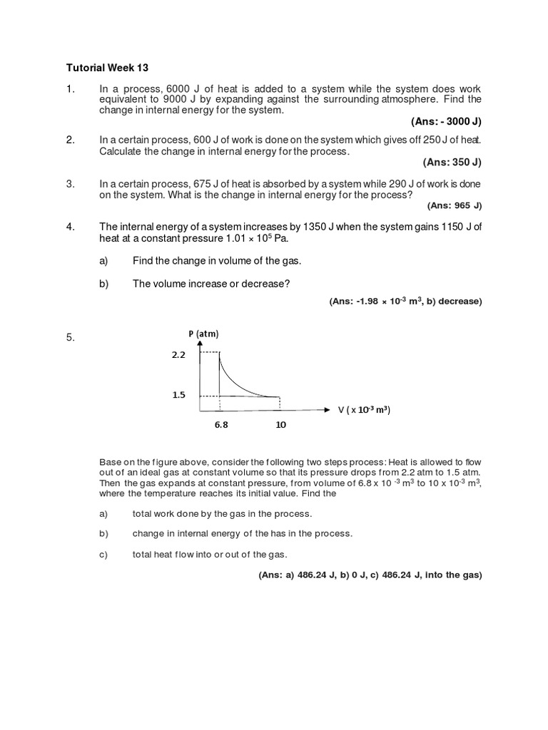 Tutorial Chapter 7 Part 1 | PDF | Science & Mathematics Tutorial Chapter 7 Part 1 | PDF | Science & Mathematics