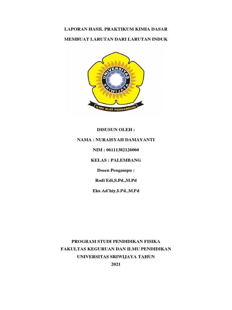 Membuat Larutan dari Larutan Induk | PDF