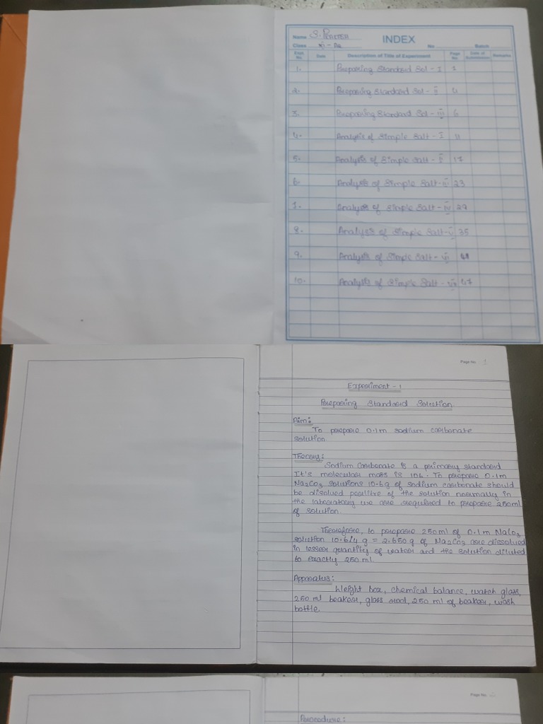 Chemistry Record Pdf
