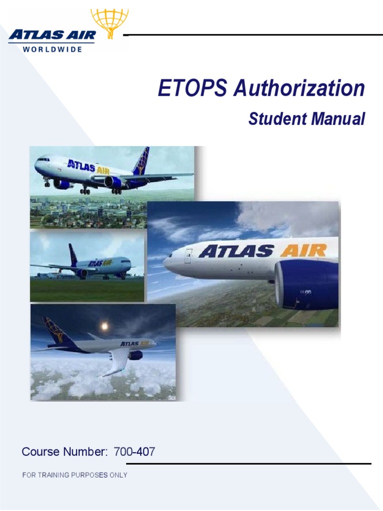 Atlas-Polar ETOPS AUTH Student Manual V11 - OCT-2022-P | PDF | Aviation ...
