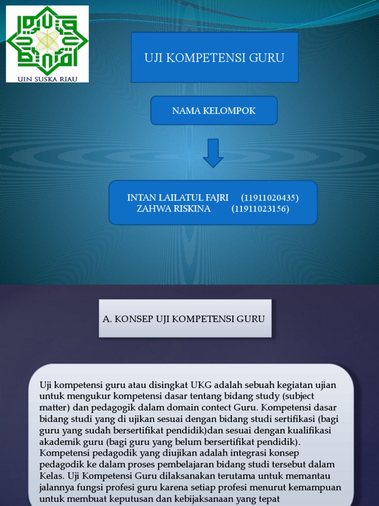 Uji Kompetensi Guru. Kelompok 6 | PDF | Karier & Perkembangan