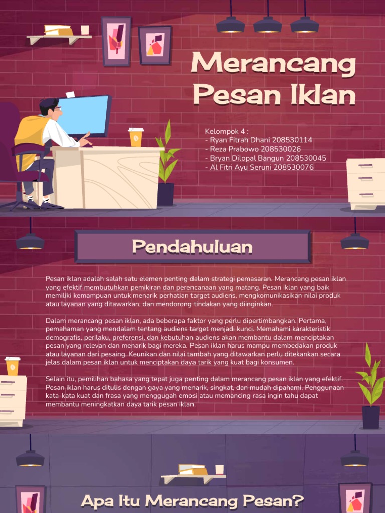 Merancang Pesan Iklan | PDF
