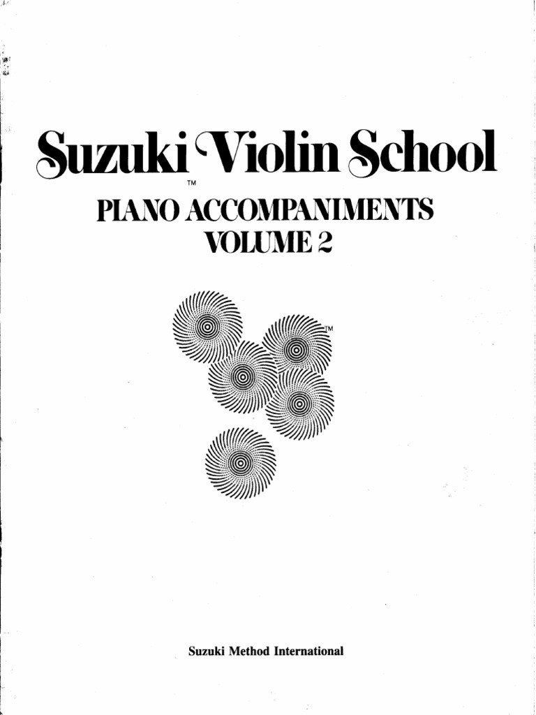 Suzuki Violin Method - Vol 02 - Piano Accompaniments | PDF