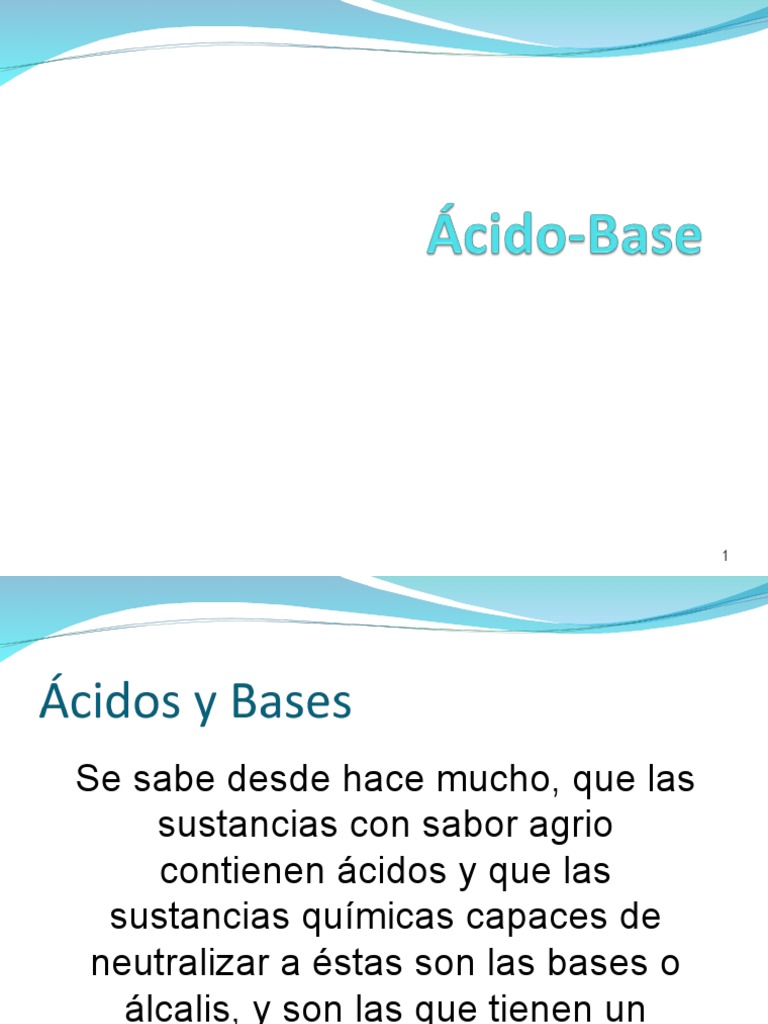 Teorías de Ácidos y Bases en Química | PDF | Ácido | Ph