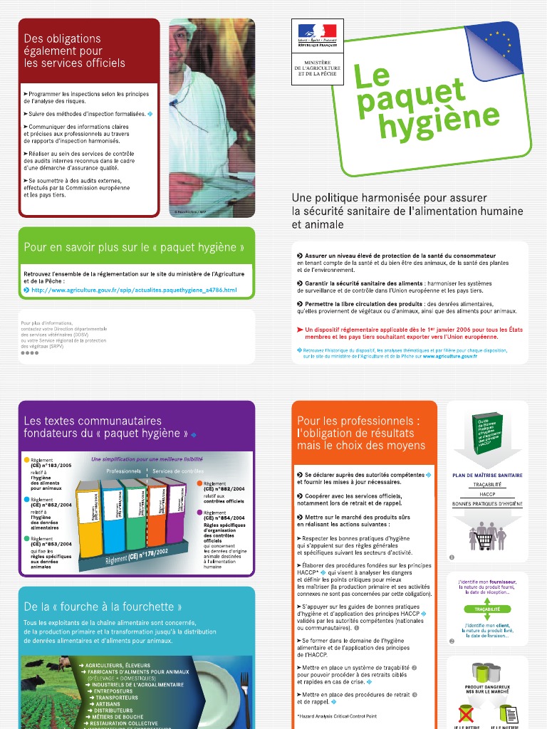 HACCP Brochure Presentation PaquetHygiene | PDF