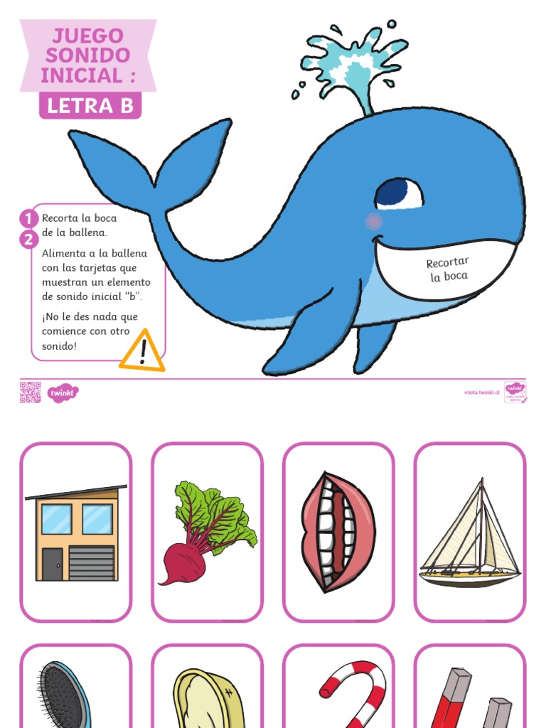 Cl-L-1678886148-Juego-Sonido-Inicial-Letra-B - Ver - 1 B | PDF
