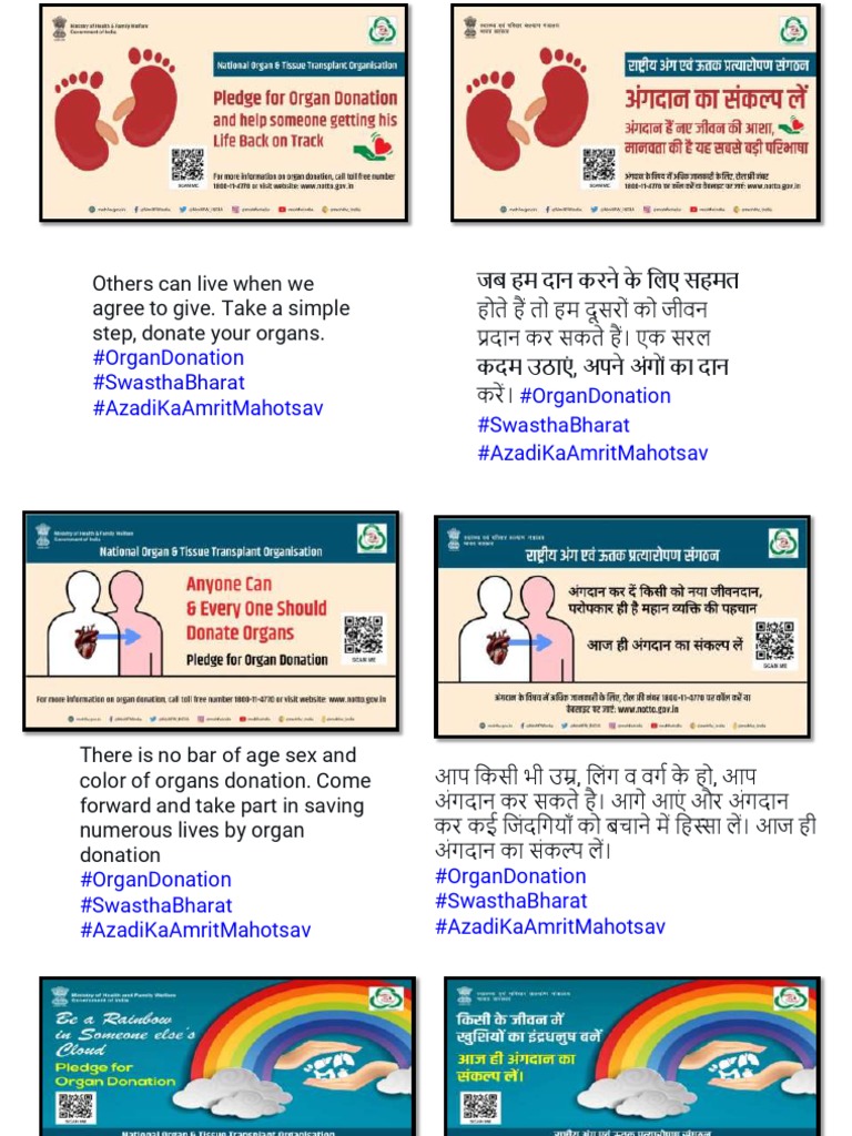 Pledge For Organ Donation | PDF