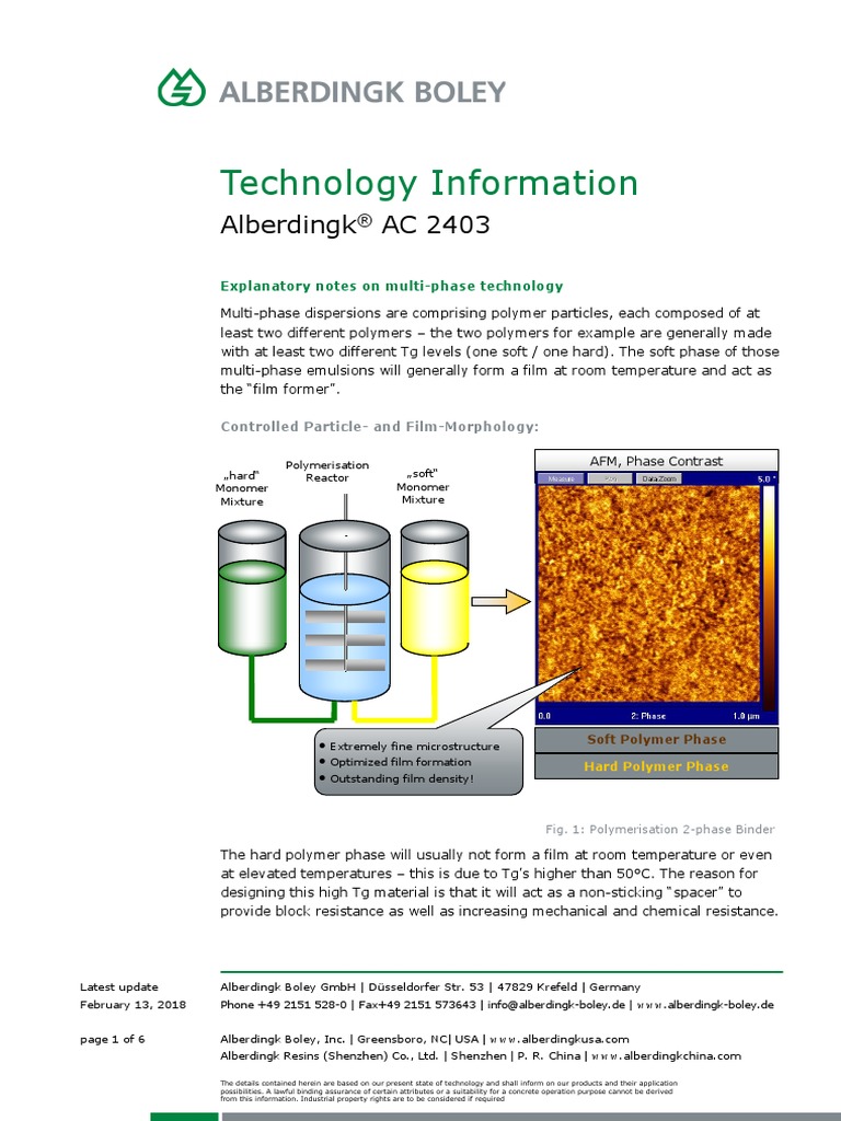 Technology Info AC 2403 | PDF