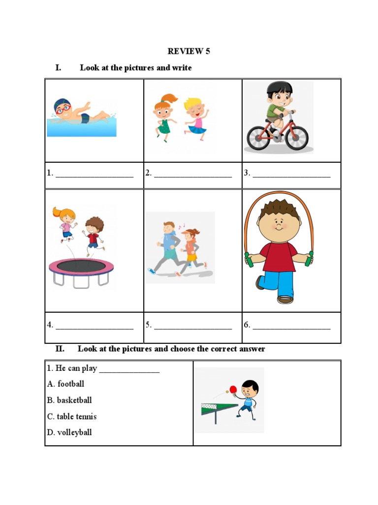 English Midterm Exam Practice Activities | PDF
