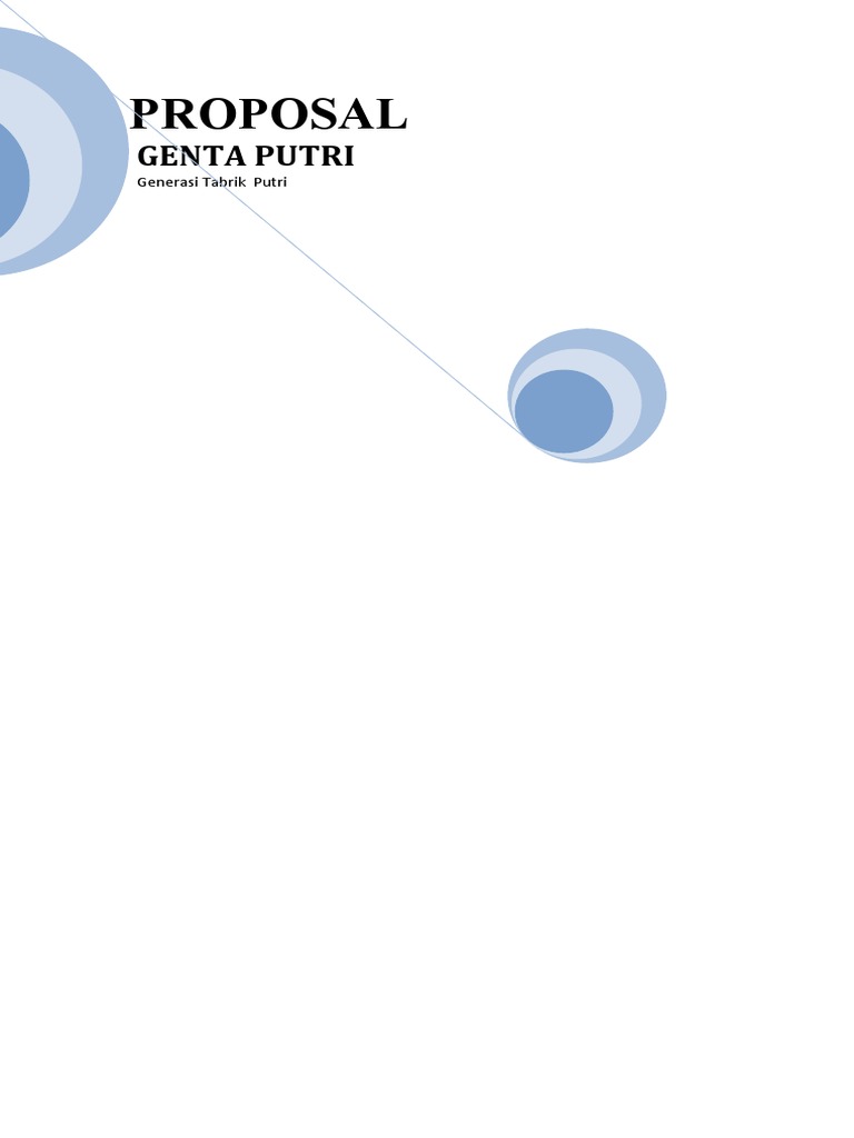 Proposal-Genta Putri | PDF