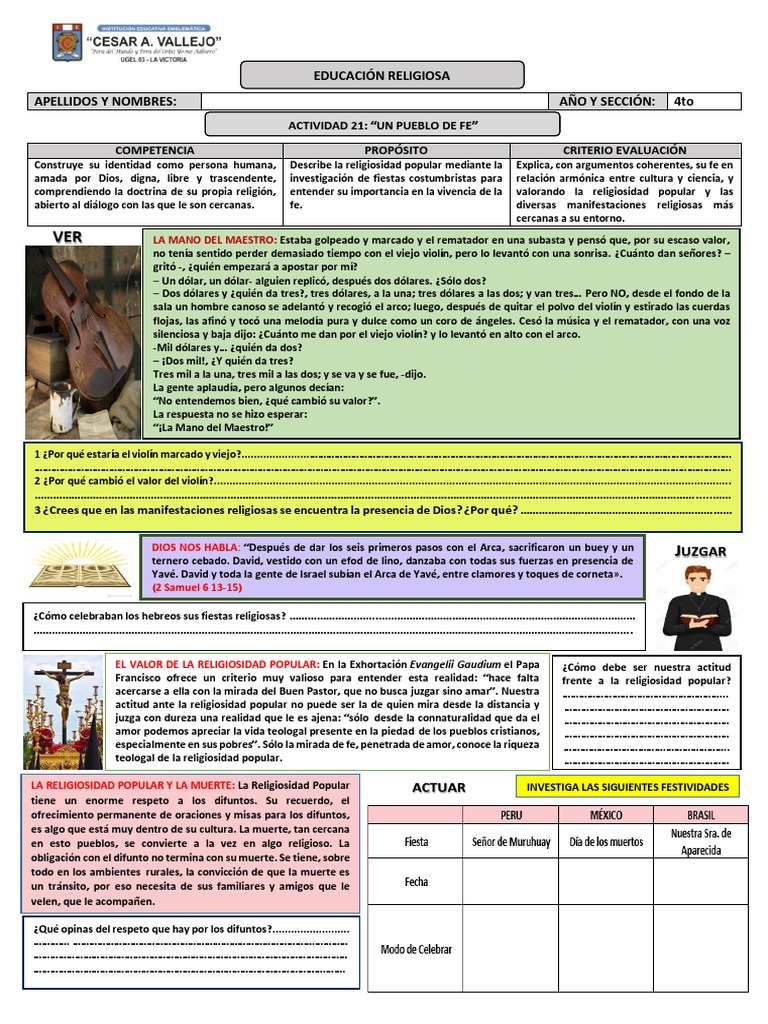 ACT 21 (4to) - UA 5 | PDF