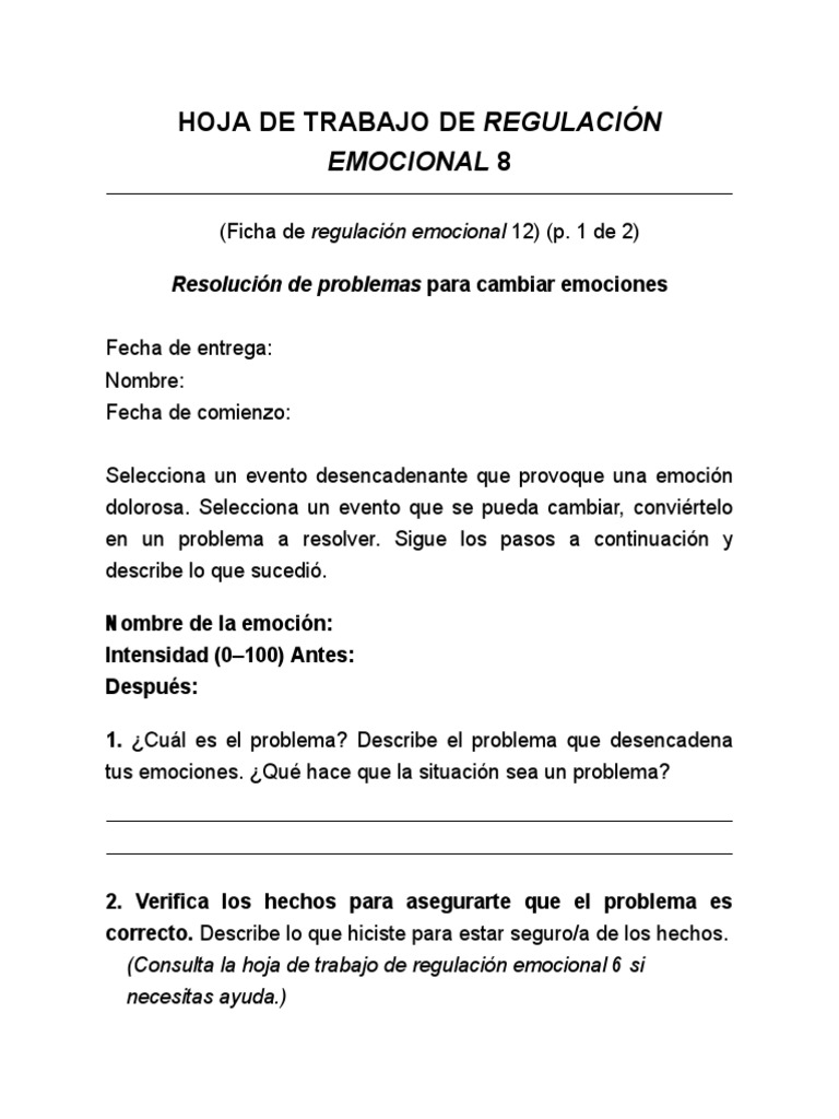Hoja de Trabajo - Resolucion de Problemas | PDF