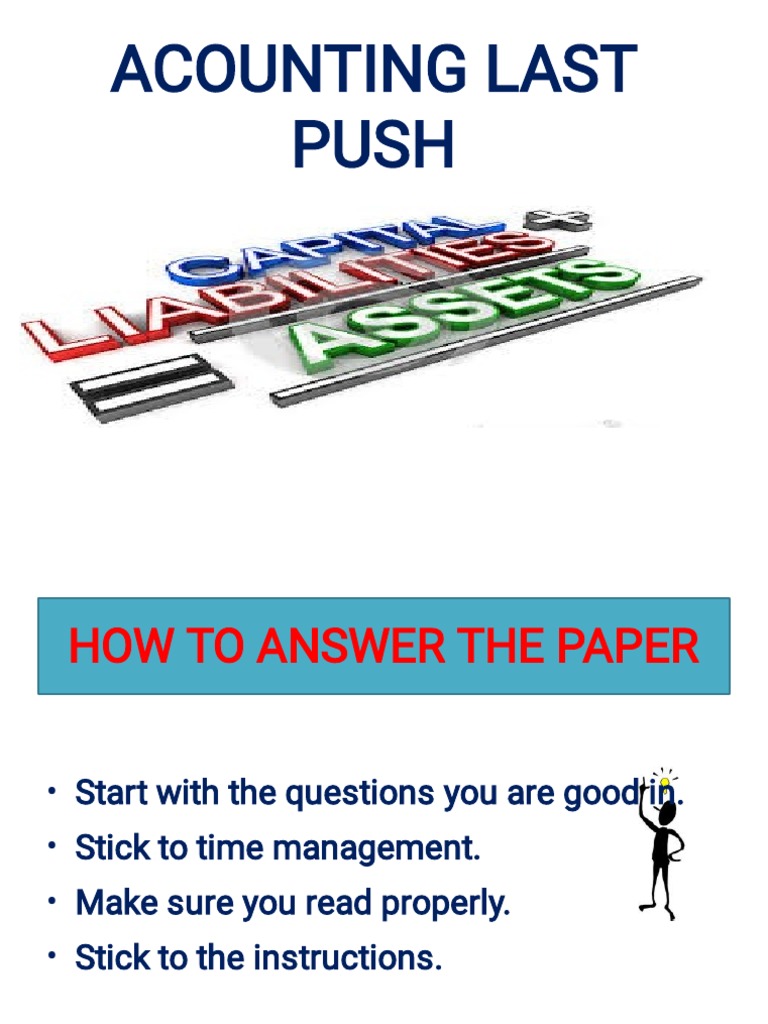 Grade 12 Accounting Last Push Memo 2025 | PDF | Debits And Credits ...