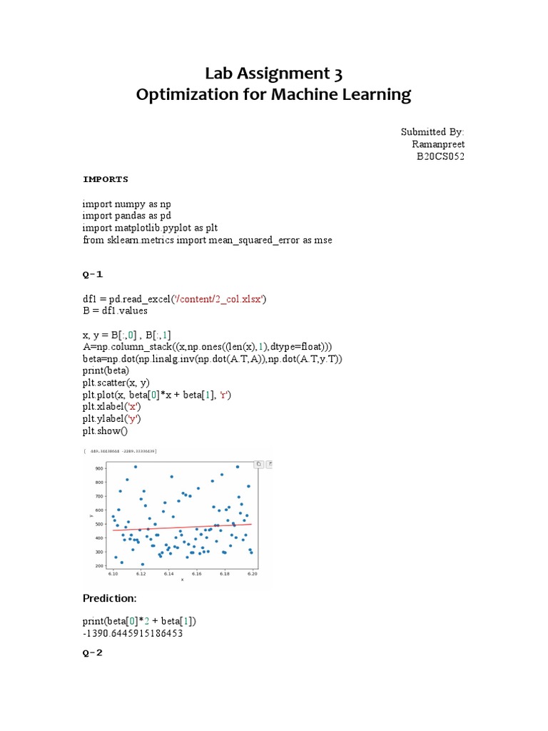 Optimization in Machine Learning | PDF | Computational Science | Applied Mathematics