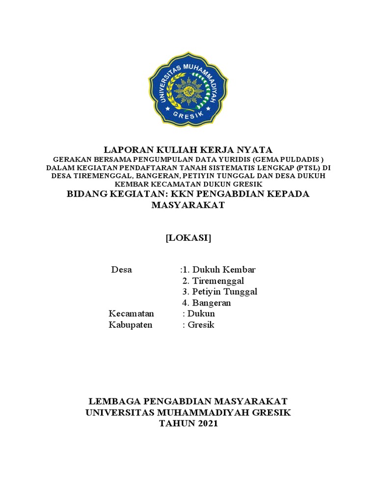 Laporan KKN Kel 5 | PDF