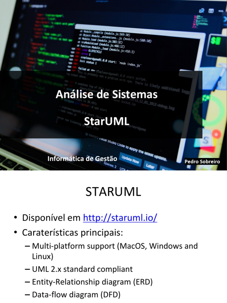 06 starUML | PDF | Linguagem de modelagem unificada (UML) | Engenharia de Sistemas