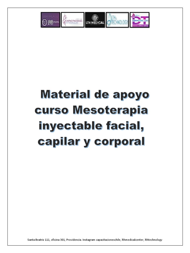 Mesoterapia Inyectable Capilar, Facial y Corporal | PDF | Epidermis | Piel