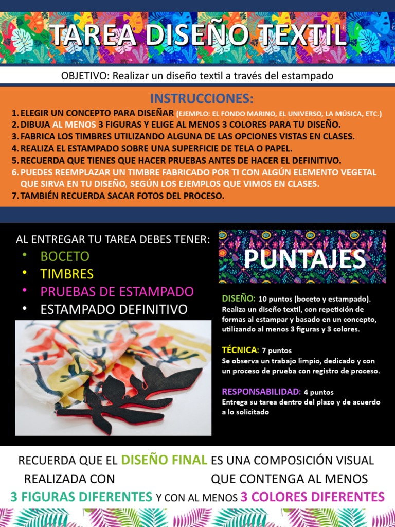 Guía para Diseño Textil Estampado | PDF