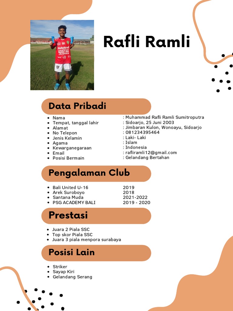 Cv. Rafli Ramli | PDF