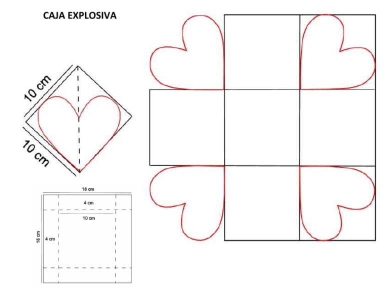 Molde Caja Explosiva | PDF