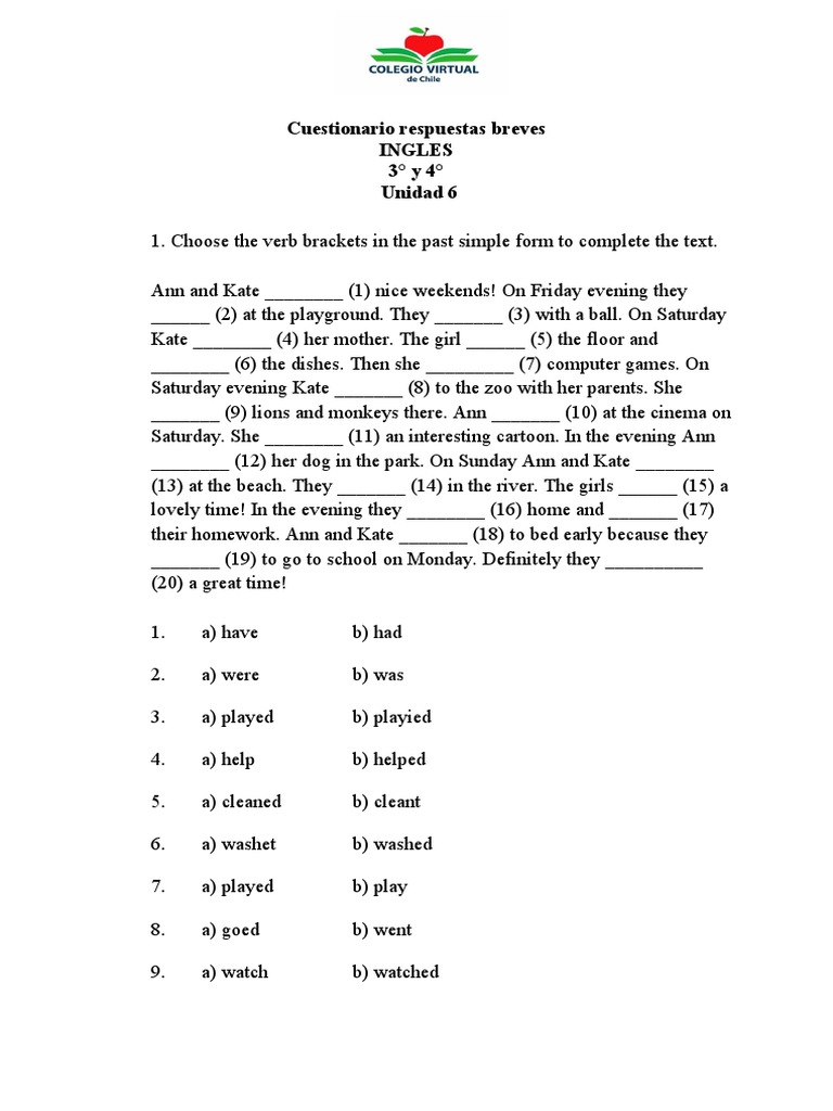 Past Simple Reading | PDF