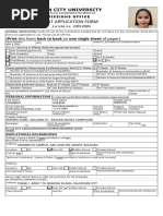 PhilSCA Admission Test Application Form | PDF | Learning