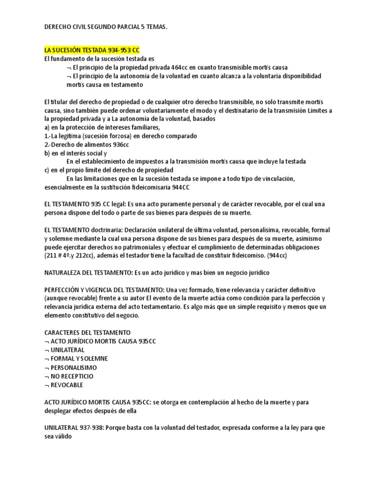 Sucesión Testada y Testamento: Claves Jurídicas | PDF | Política | Derecho