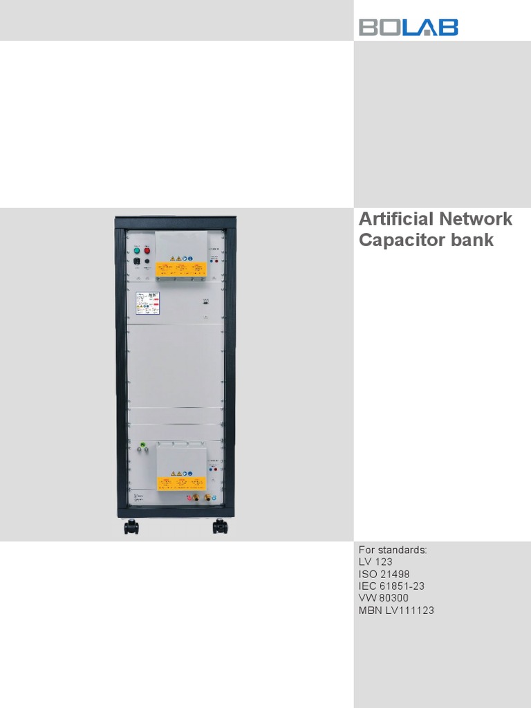 Bolab Capacitor Bank - Catalog | PDF | Power Supply | Capacitor