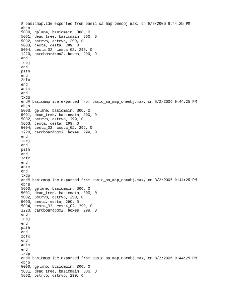Basicmap | PDF | Computer File Formats | Computer File