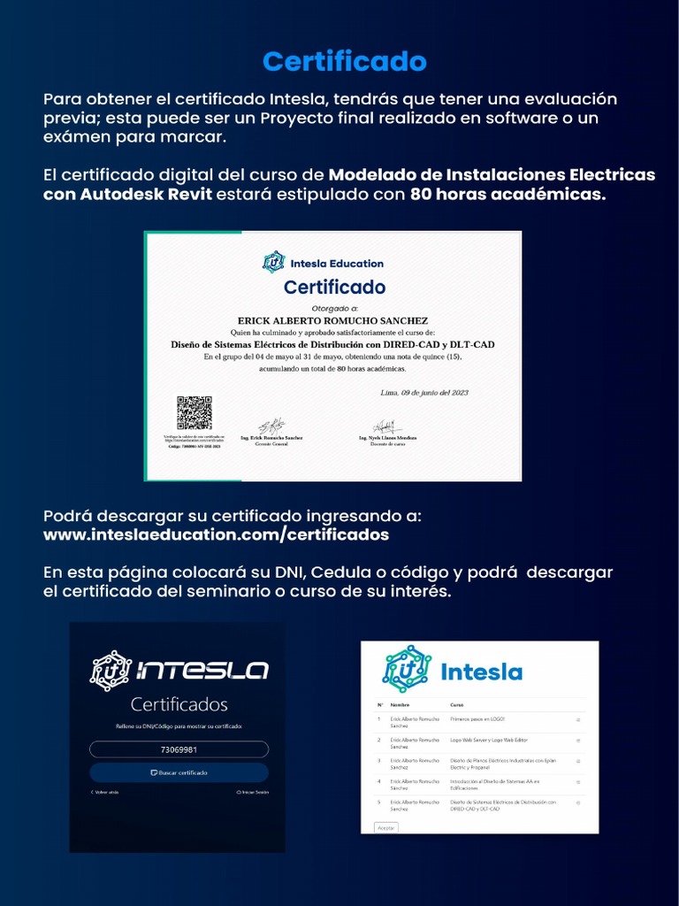 CERTIFICADOS | PDF