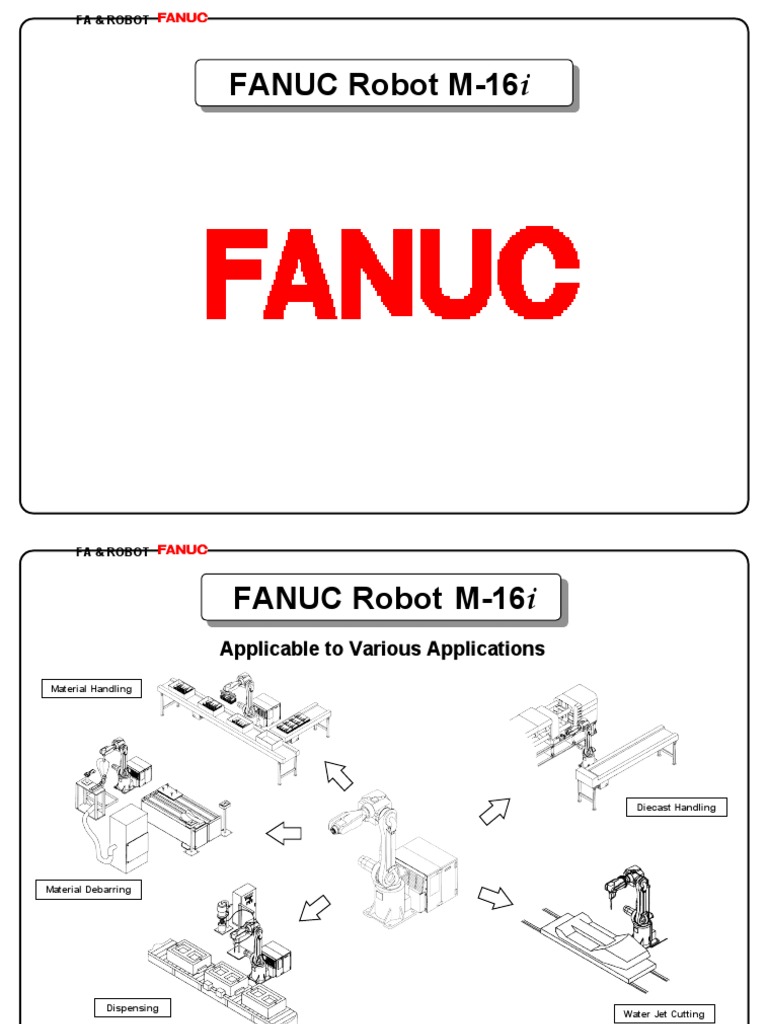 FANUC Robot M-16i | PDF | Robot | Robotics
