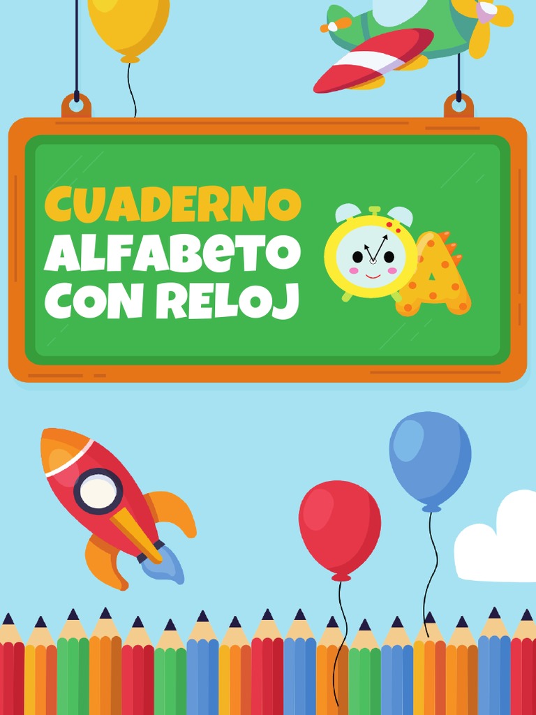 08 - Cuaderno Alfabeto Con Reloj | PDF