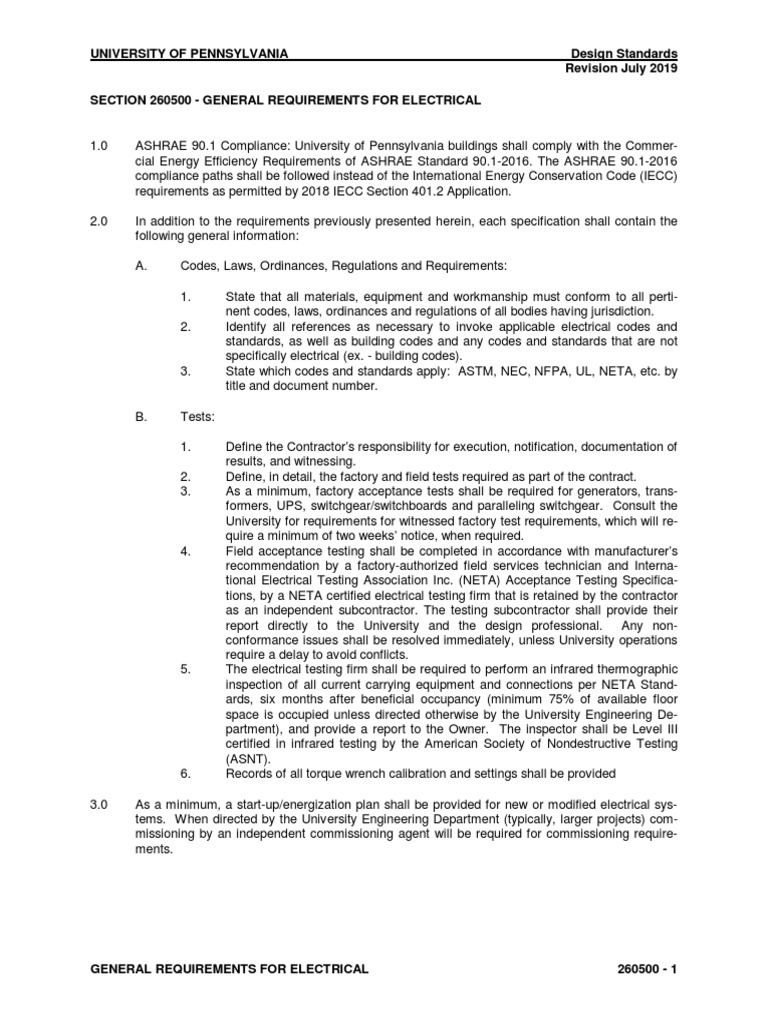 Electrical Standards for Contractors | PDF | Computers | Technology ...