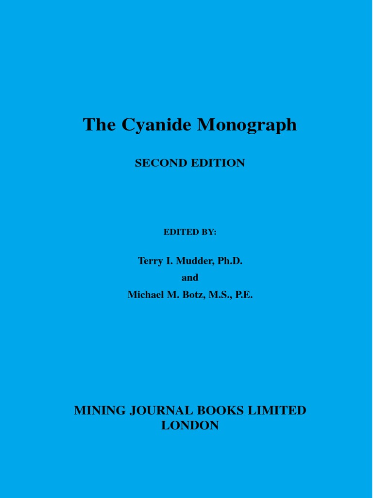 The Cyanide Monograph | PDF | Cyanide | Mining