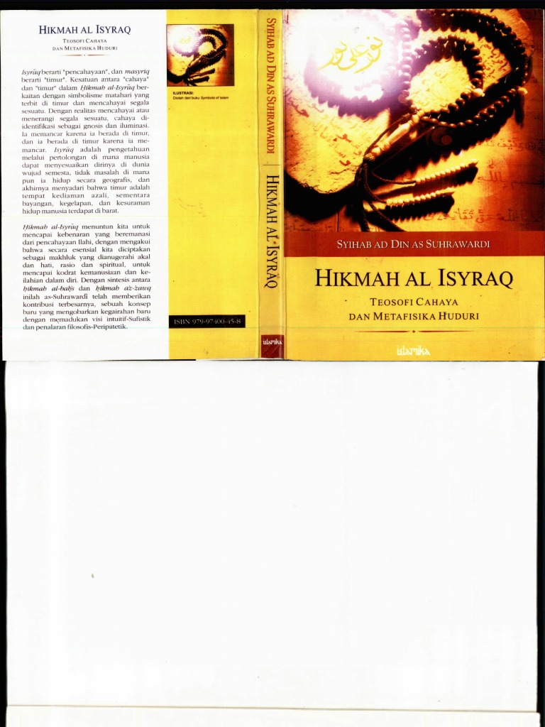 Syihab Ad-Din Yahya As-Suhrawardi - Hikmah Al-Isyraq | PDF
