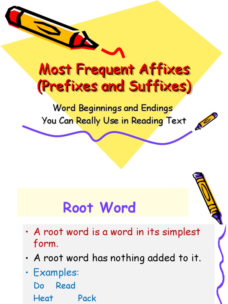 Understanding Common Affixes | PDF | Verb | Adjective