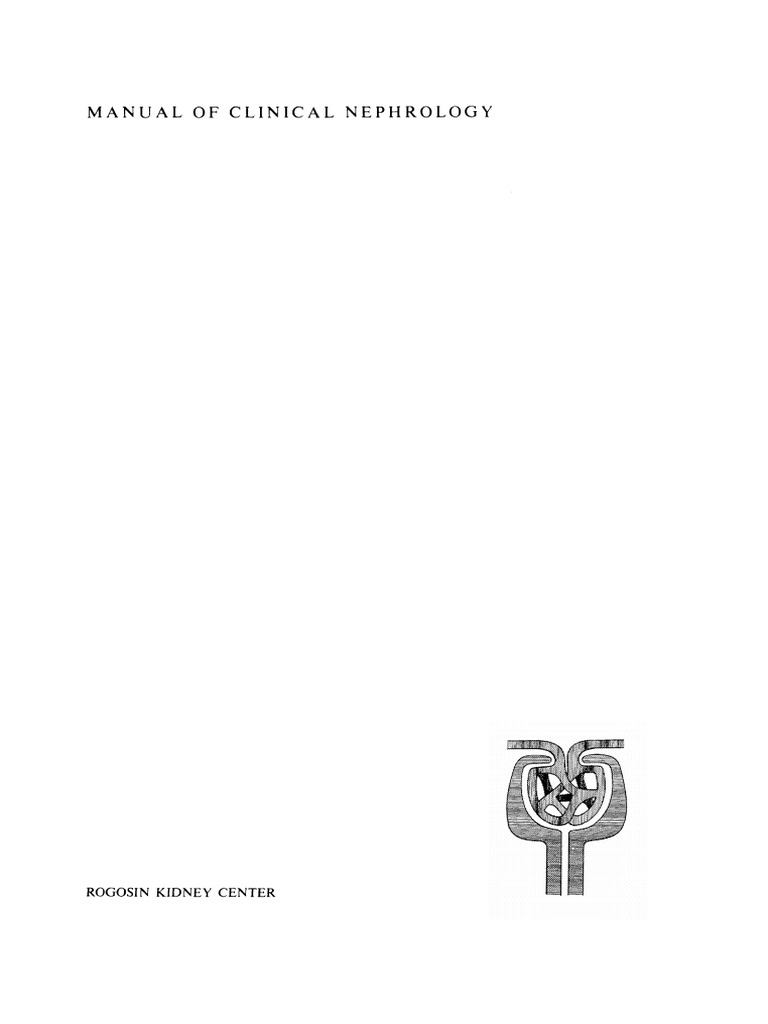 Manual of Clinical Nephrology | Download Free PDF | Kidney Disease ...